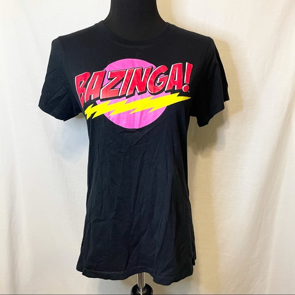 Tops | The Big Bang Theory Bazinga Graphic T Shirt Xl | Poshmark